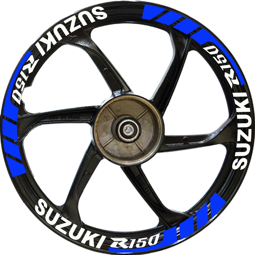 suzuki raider R150 mags sticker decals set for 2 wheels both sides ...