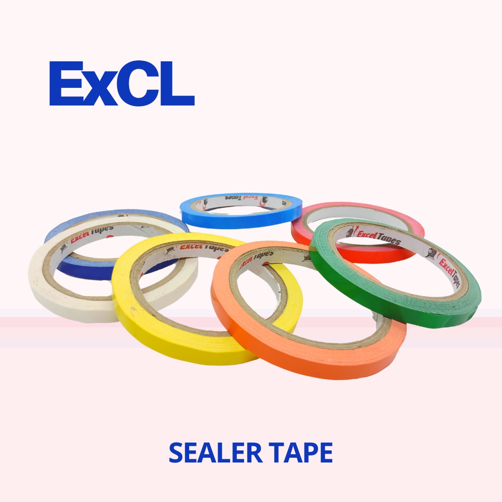 ExCL - Excel Sealer Tape 9mm x 40m (1 Pack x 5pcs) | Shopee Philippines