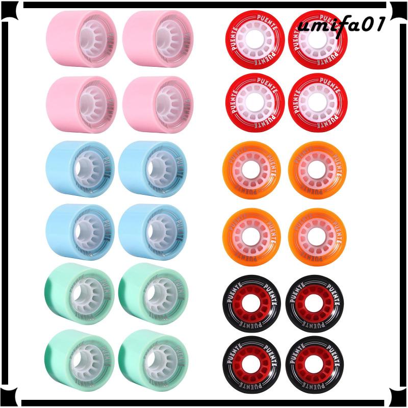 [ 4 pieces Skateboard 70x51mm Replacement Longboard Cruiser with ...