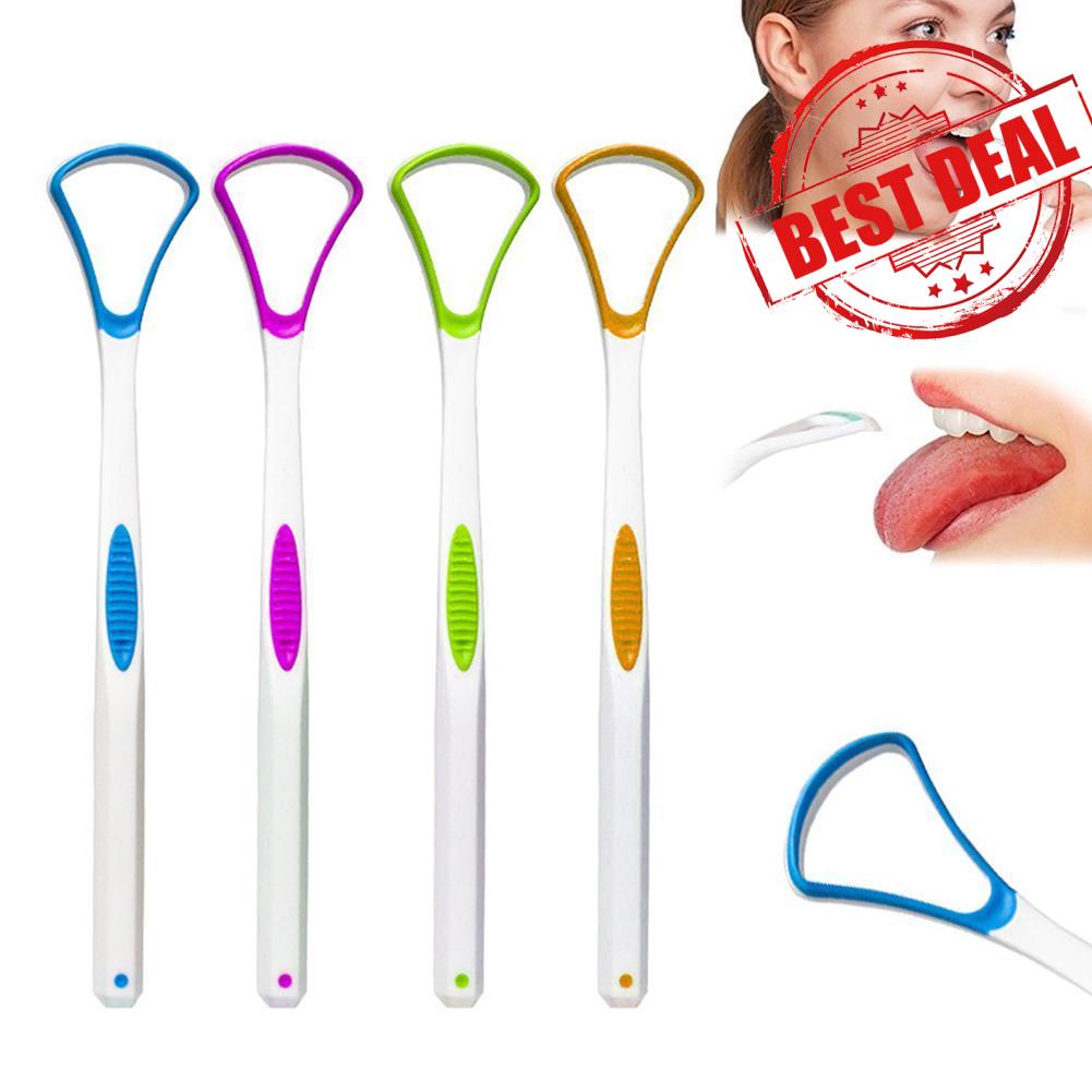 Plastic Tongue Cleaner Scraper Tounge Dental Care Hygiene U9C3 17.5*3 ...