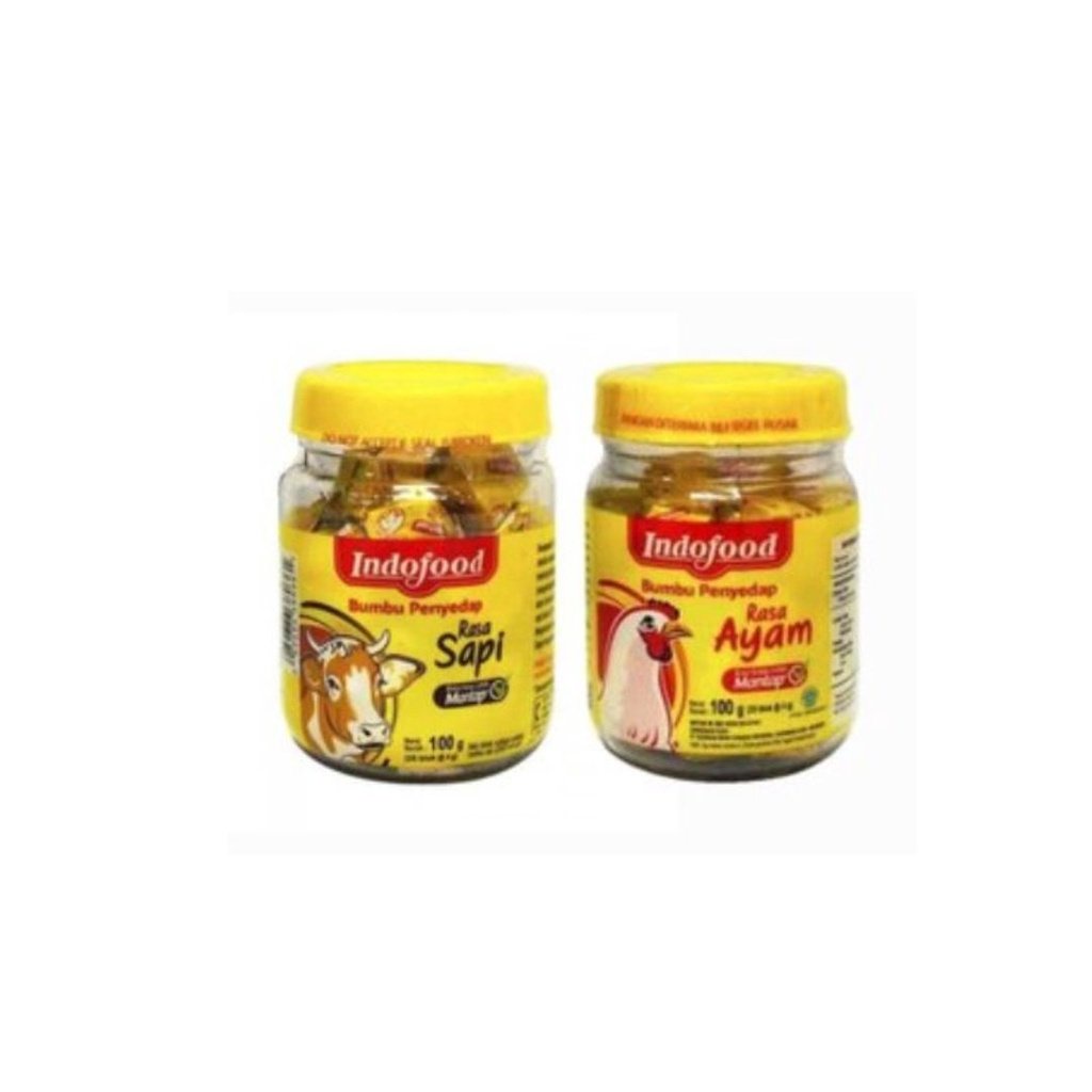 Indofood Seasoning Chicken Flavoring Broth Block Beef Flavor 100gr ...