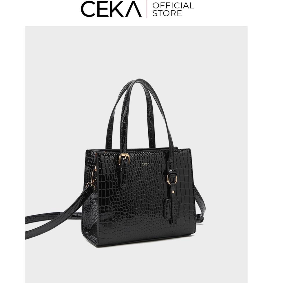 CEKA FRIENDLY PRICE Women's Zipper Tote Bag Imported Women's Tote Bag ...