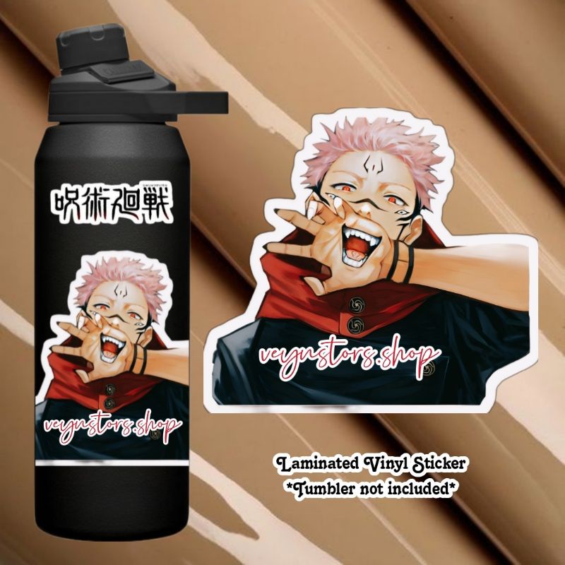 JUJUTSU KAISEN SUKUNA LAMINATED VINYL STICKER | Shopee Philippines