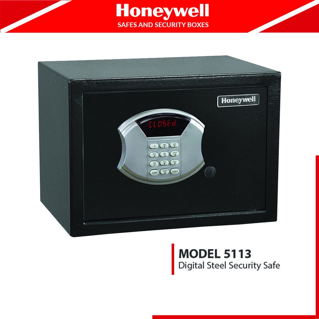 Honeywell Safe 5113 Motorized Anti-Theft Security Safe Cash Vault Box ...
