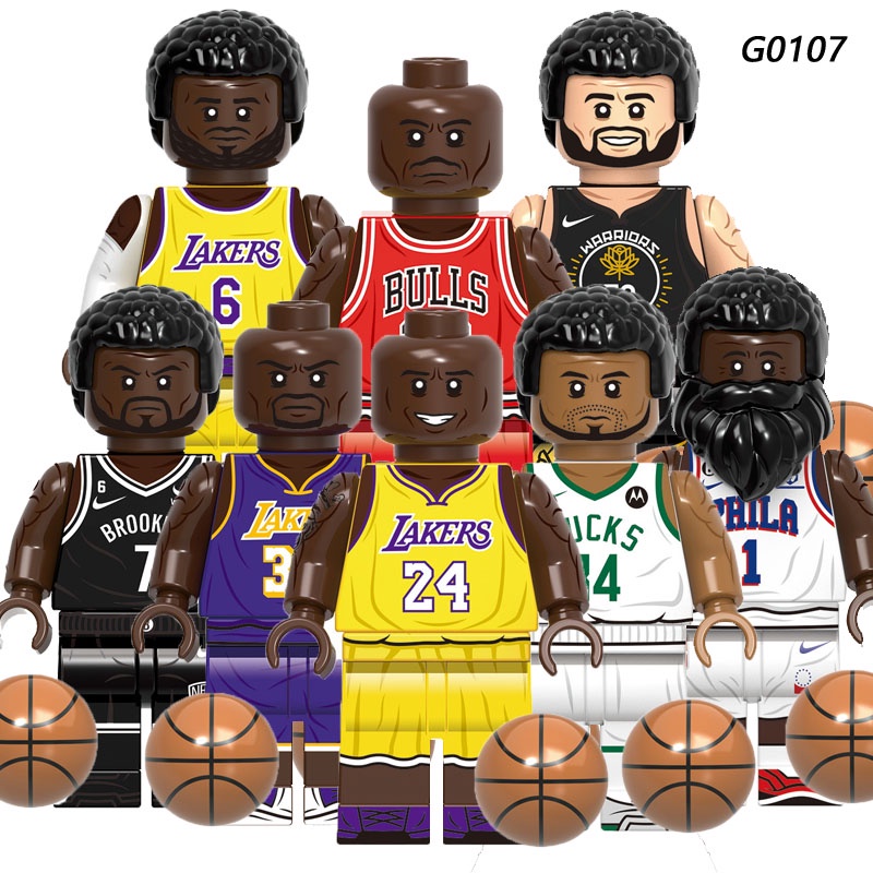 Educational toys for kids Children's assembled toy basketball star Kobe ...