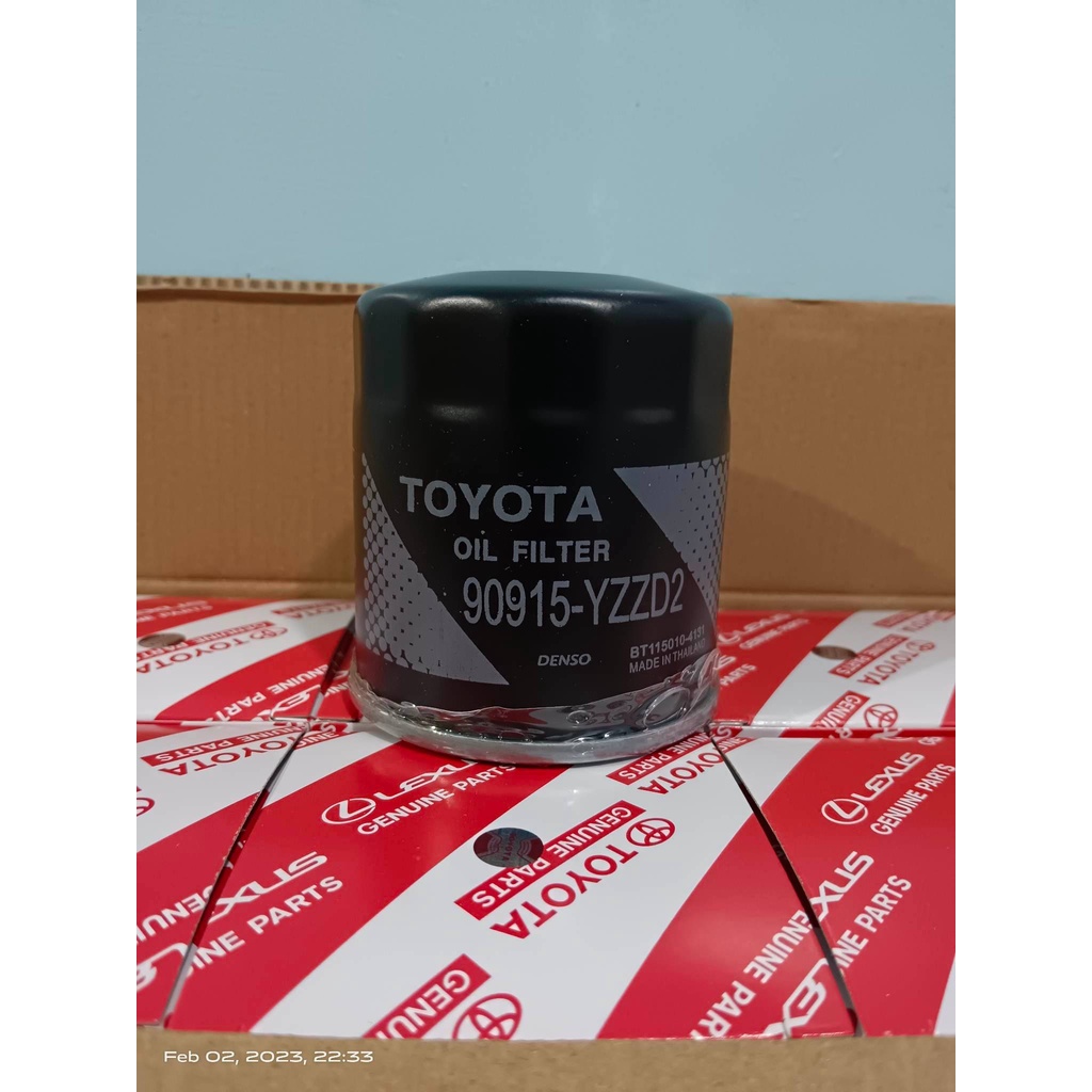 Toyota Oil Filter 90919-YZZD2 for Toyota Innova, Fortuner, Hi-lux, and ...