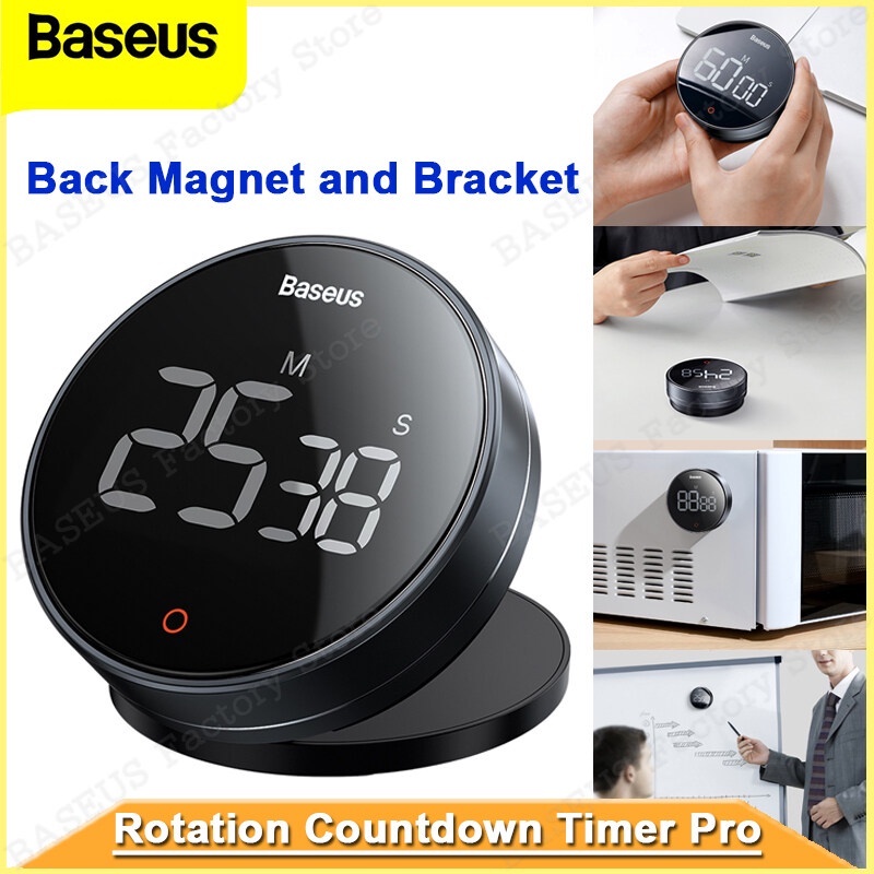 Baseus Kitchen Timer Pro Bracket Large Display Screen Digital Timer ...