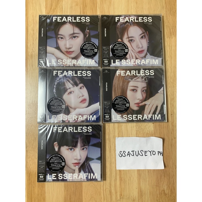 [ON-HAND] Le Sserafim Fearless Japanese Sealed | Shopee Philippines