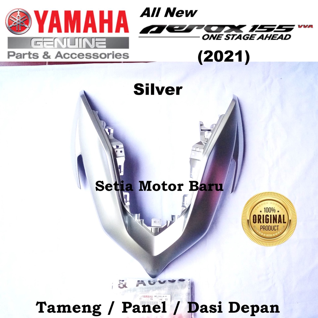 Front Panel Shield Front Cover All New Aerox SILVER Original Yamaha ...
