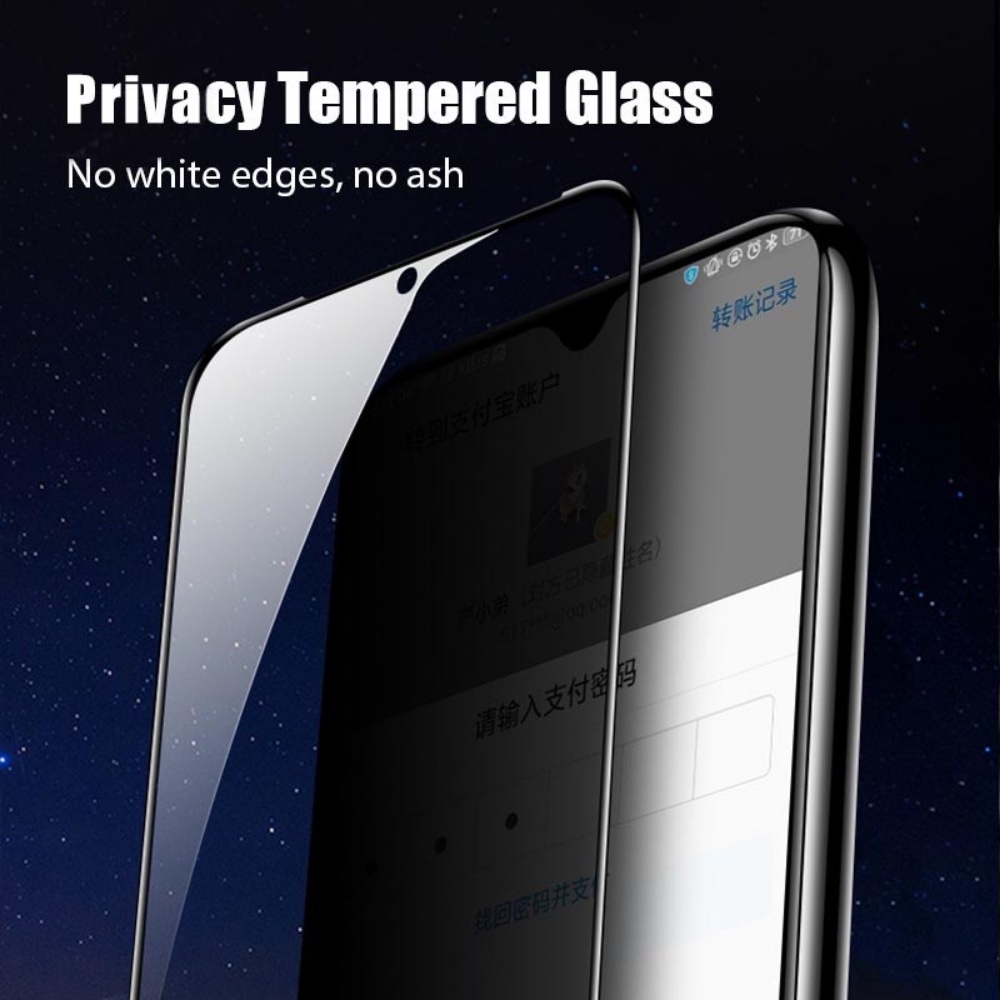 2 in 1 Anti-Spy Tempered Glass Film for OPPO A18 A38 A58 Reno8T A17 A17K A16K A16 A15 A15S A5S ...