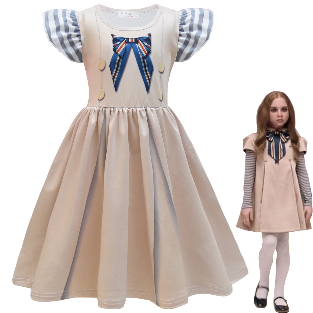 M3gan Megan Dress Ai Doll Robots Horrible Movie M3gan Child Cosplay ...
