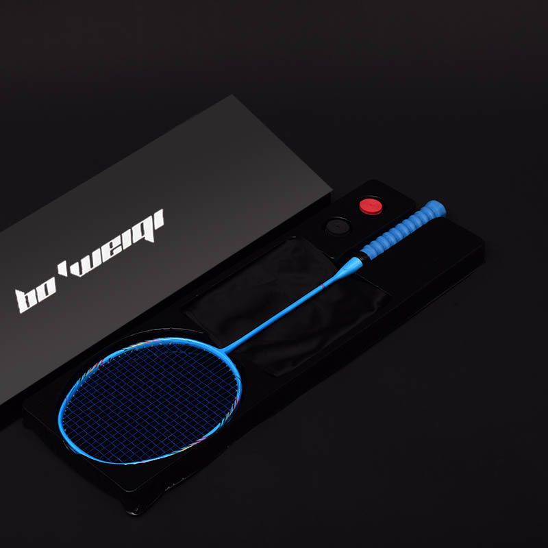 8u Super Light 100% Full Carbon Fiber Badminton Racket Free Tether Gift ...