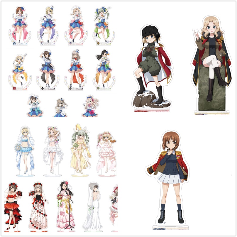 Anime GIRLS und PANZER Acrylic Stand Model doll Alice Shimada Nishizumi ...