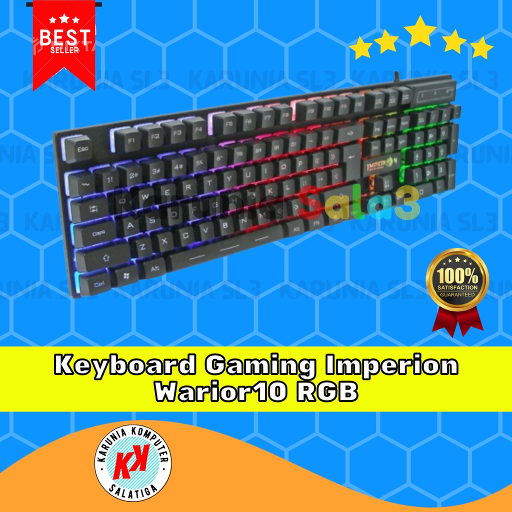 Imperion Warrior10 Rainbow Led Gaming Keyboard | Shopee Philippines
