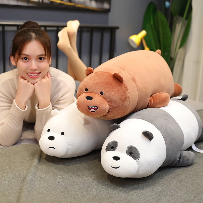 BELLA 30cm We Bare Bears Stuff Toys Panda Ice Bear Plush Toy for Kids ...