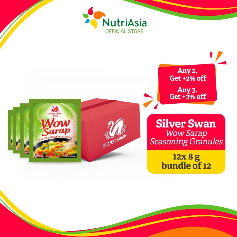 Bundle of 12 Silver Swan Wow Sarap Seasoning Granules 8g x 12 Pcs ...
