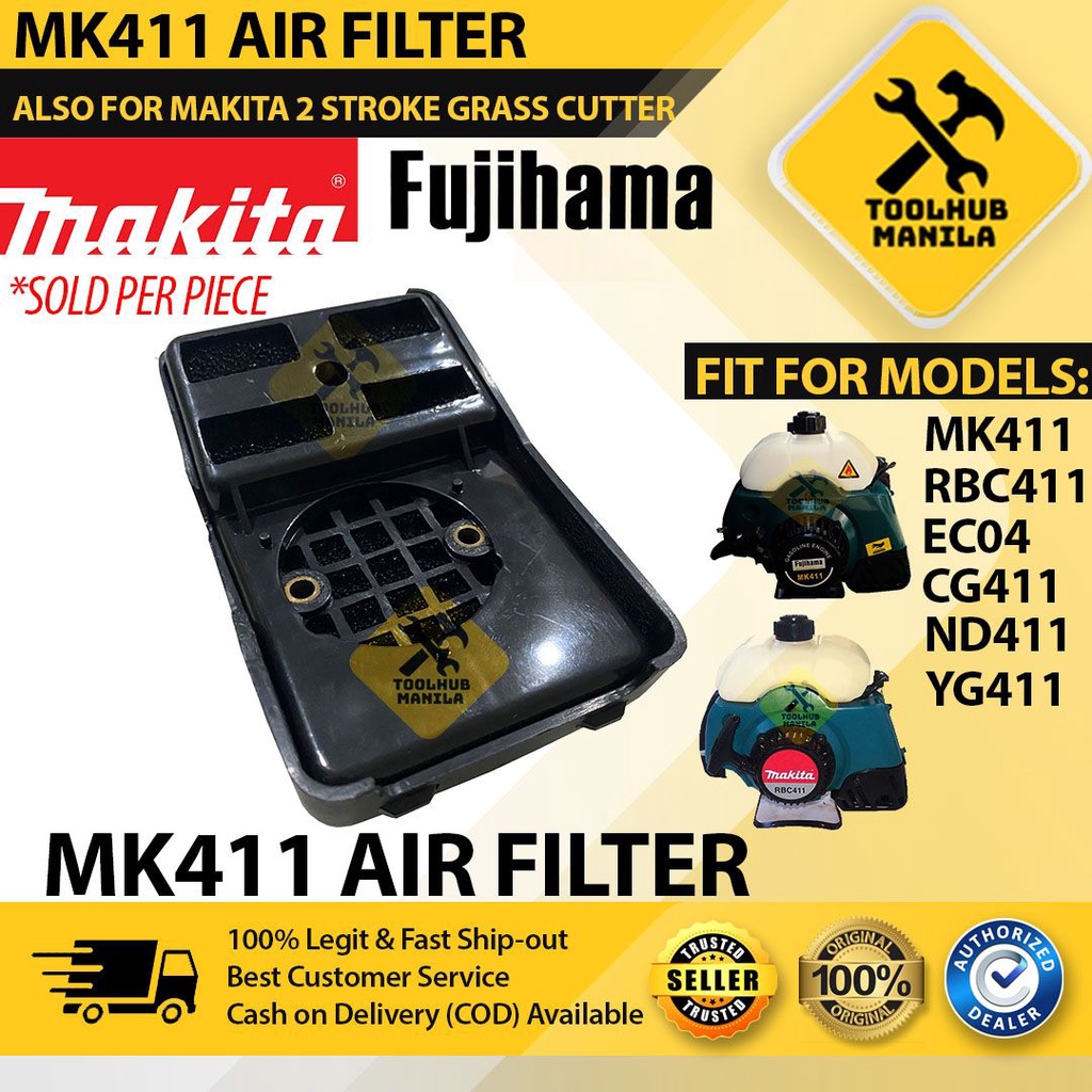 MK411 Air Filter Air Cleaner Shroud for Fujihama/Makita RBC411 2 stroke ...