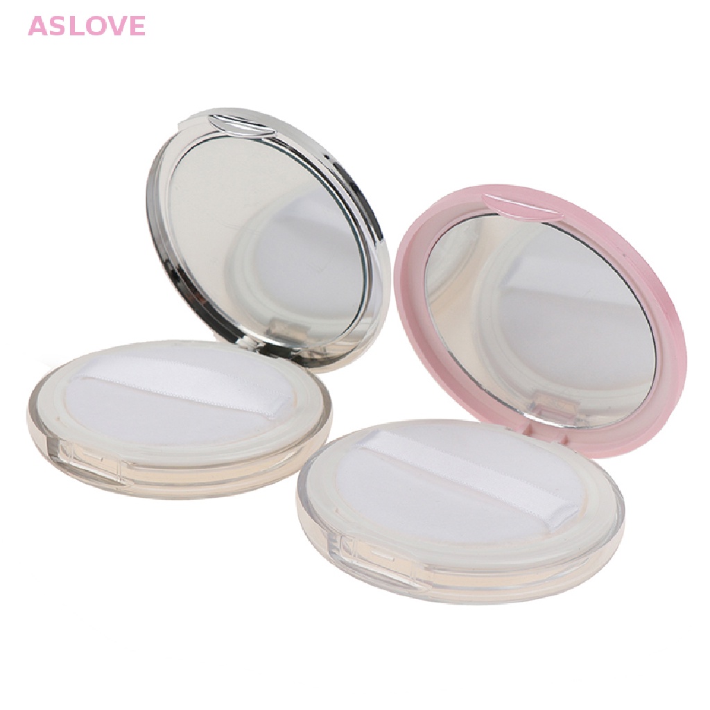 ASLOVE Portable Empty Cosmetic Sifter Loose Jar Container Puff Box Case ...