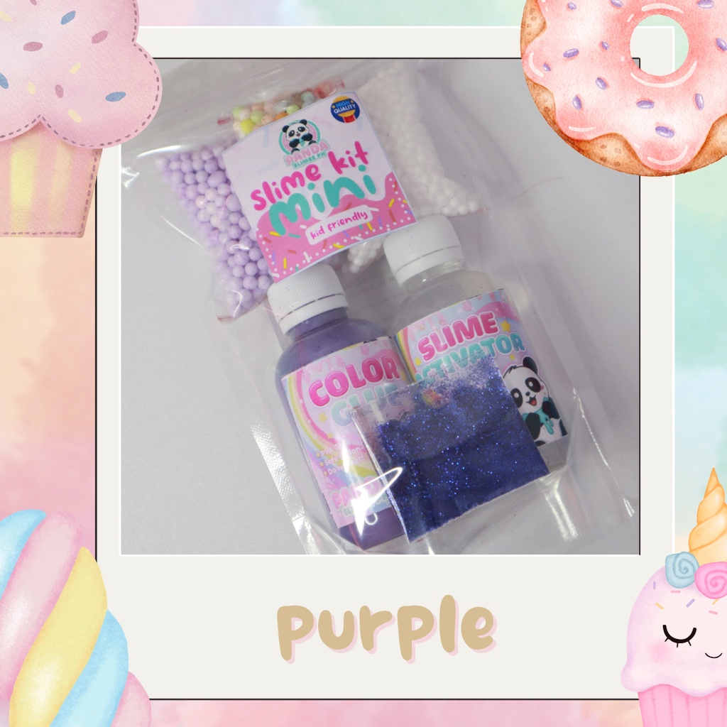 SLIME KIT MINI SLIME KIT by PANDA SLIMES PH SLIME PANDA | Shopee ...