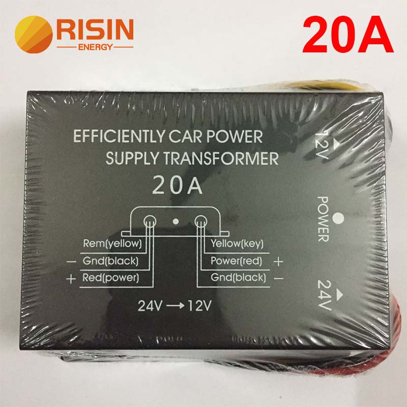 High Performance RISIN 10A/15A/20A/30A/40A/50A/60A 24v DC to 12v DC Power Buck Module Car Step ...
