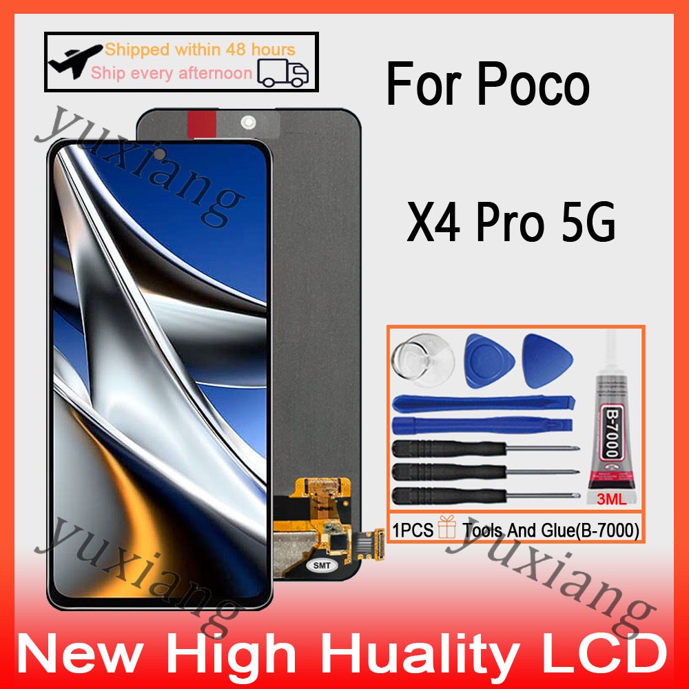 6.67" Original Xiaomi Poco X4 Pro 5G LCD Display Touch Screen Digitizer ...