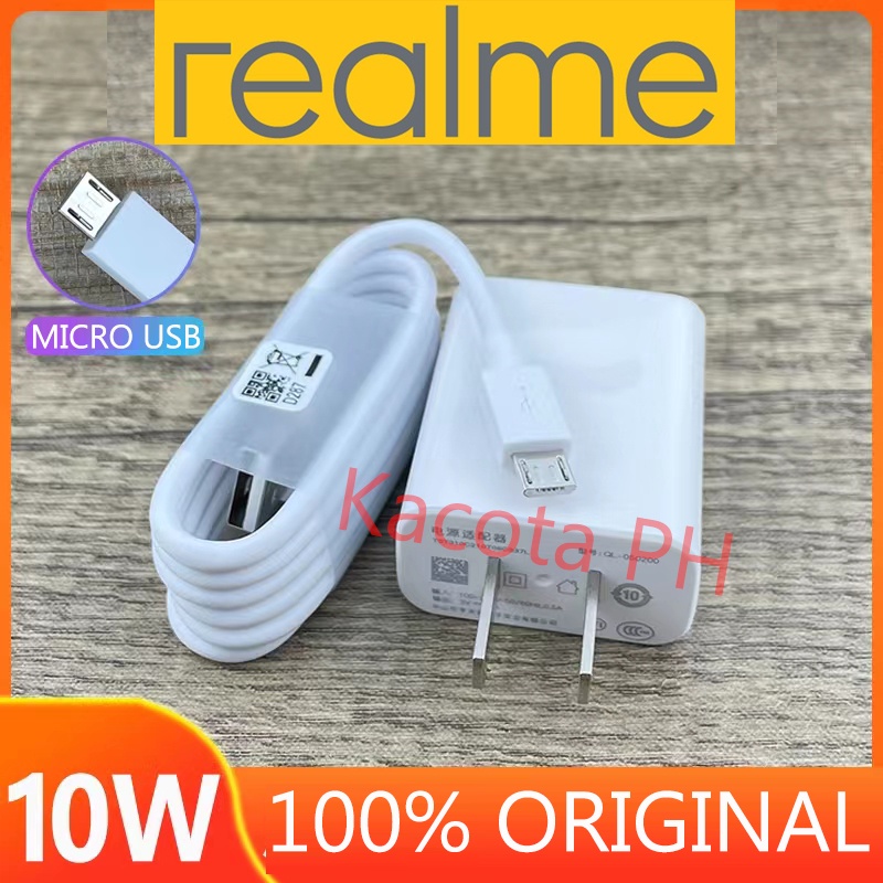 Realme Charger Original Fast Charger 40W Micro Usb/Cable For Android ...