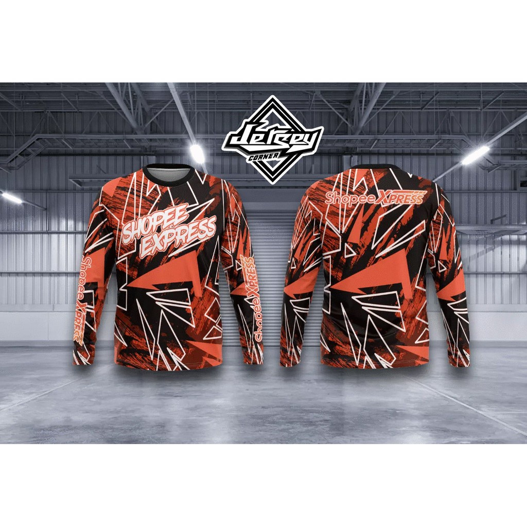 Shopee Longsleeve for Men Rider New Shopee Rider Long Sleeves Jersey Corner SHOPEE XPRESS ...