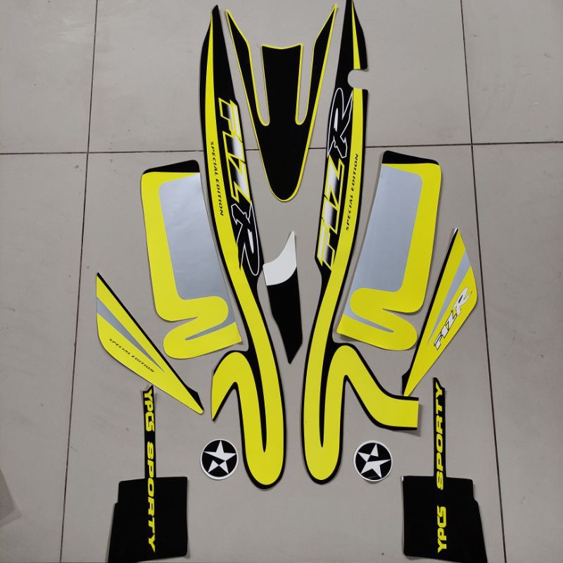 Striping yamaha f1zr fiz r caltex Yellow body Best Quality Standard ...
