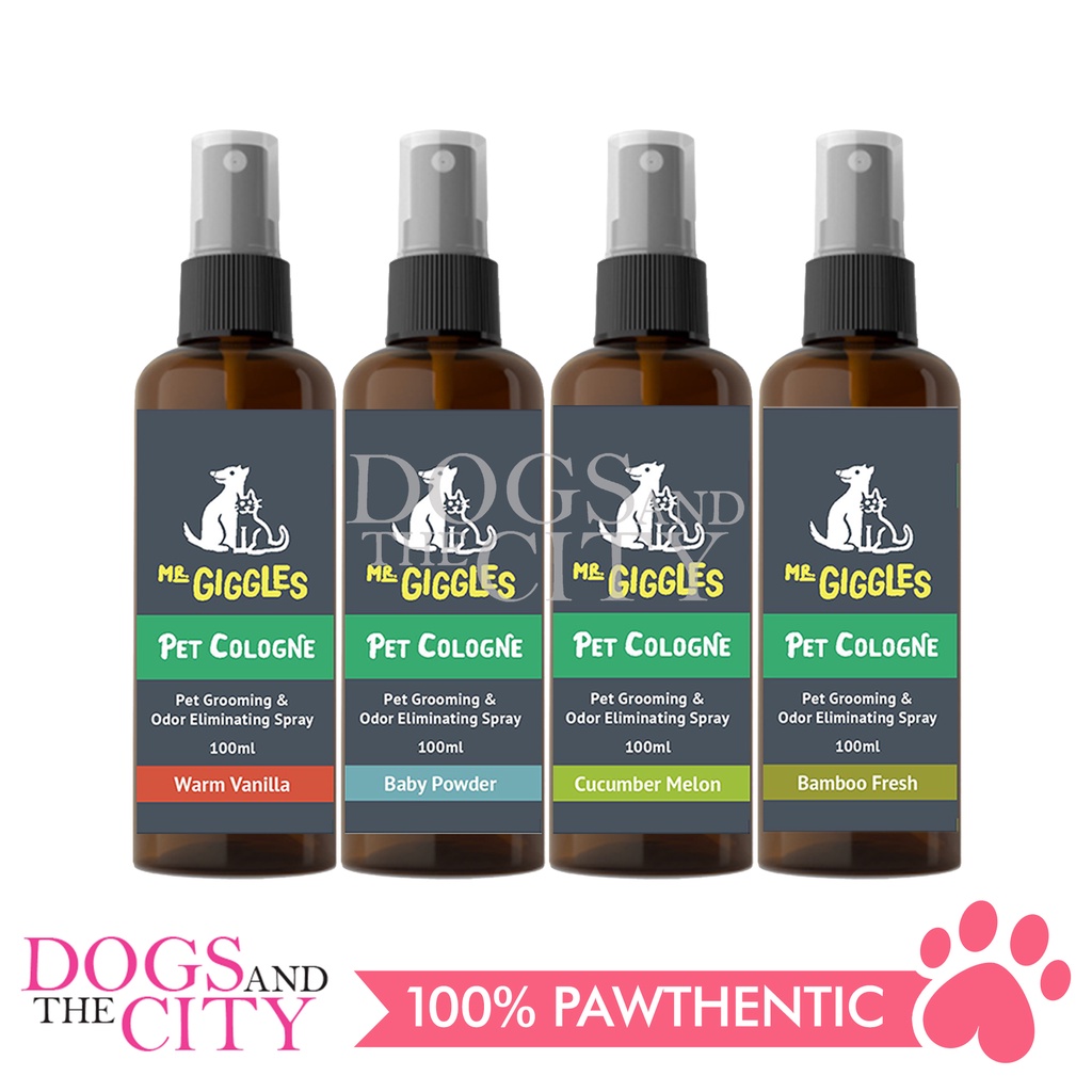 Mr. Giggles Pet Cologne Spray 100ml for Dogs and Cats | Shopee Philippines