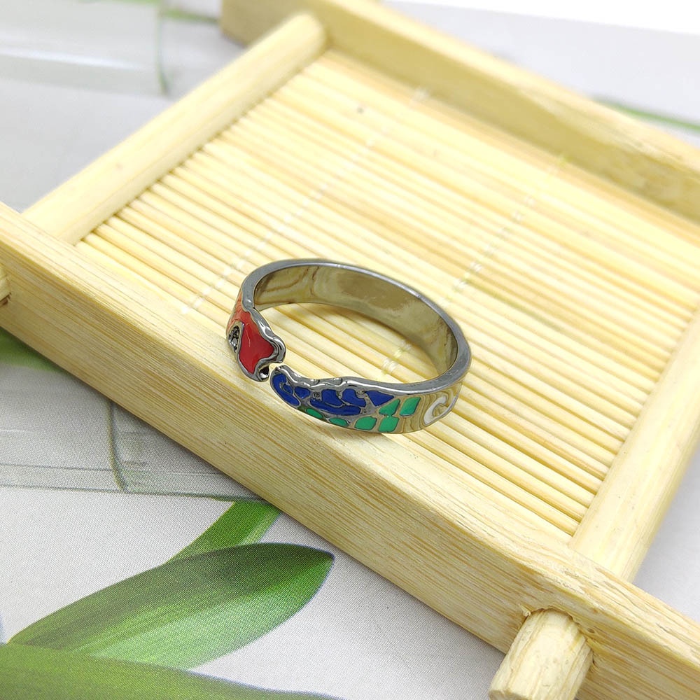 Anime Demon Slayer Kamamon Tanjiro Character Opening Adjustable Ring ...