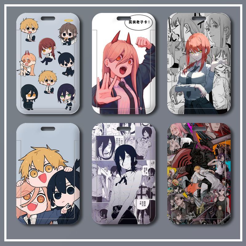 Anime Chainsaw Man Student School ID Card Cover Bus Card Metro Card ...