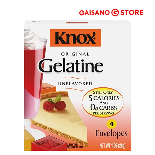 Knox Original Gelatin Unflavored 30g | Shopee Philippines
