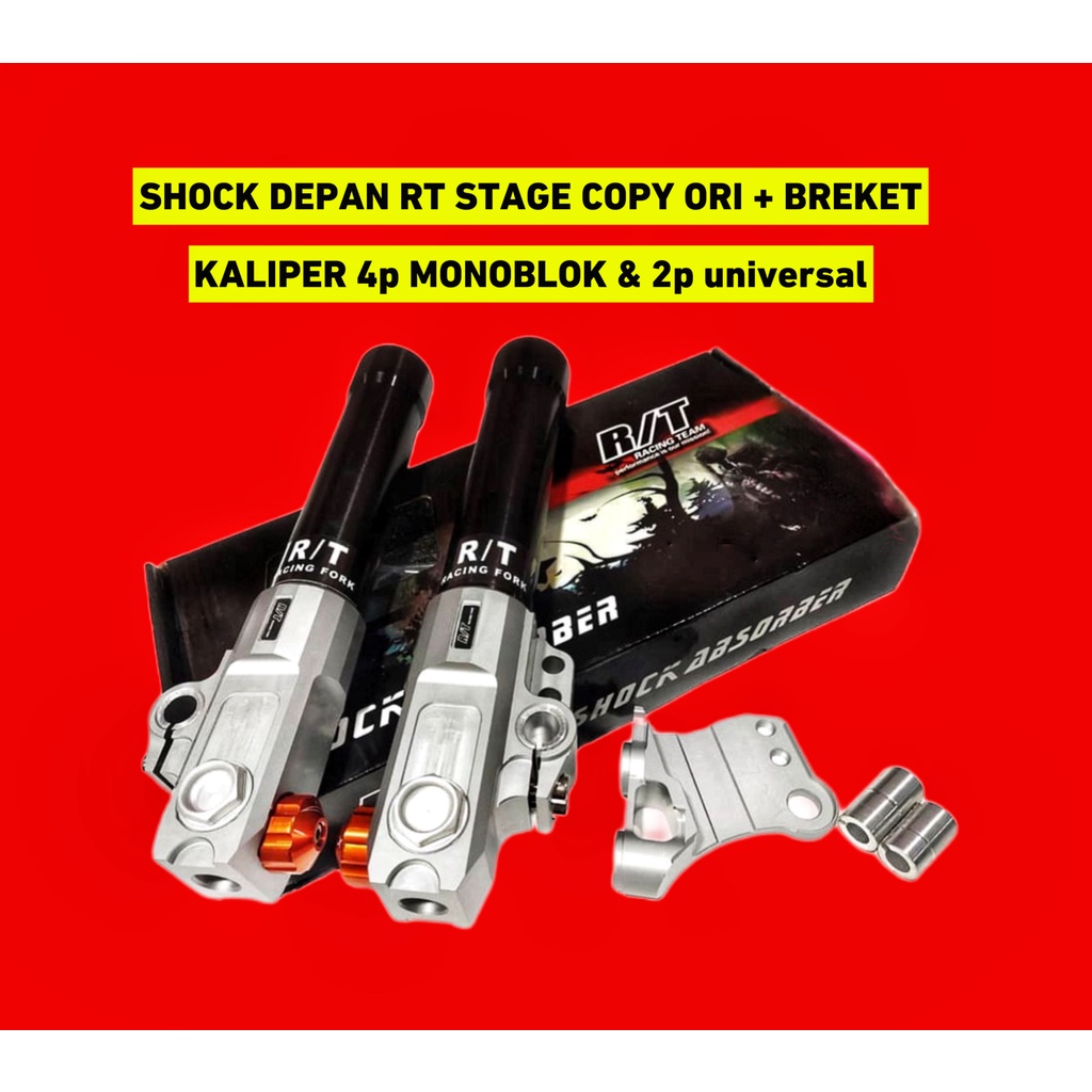 Shock RT stage copy ori + mono bracket, 2p bracket, universal bigpot ...