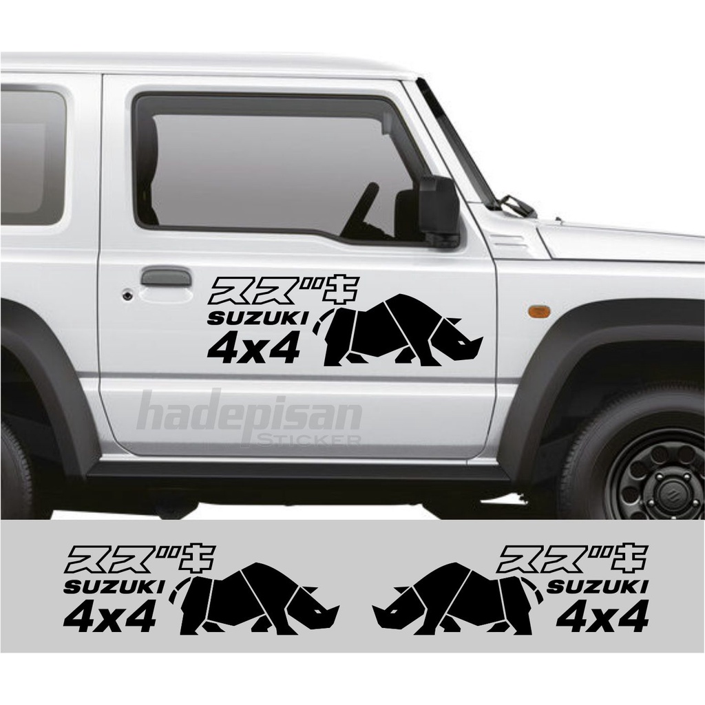 Car Sticker Cutting Car Body Sticker Jeep Suzuki Jimny Badak | Shopee ...