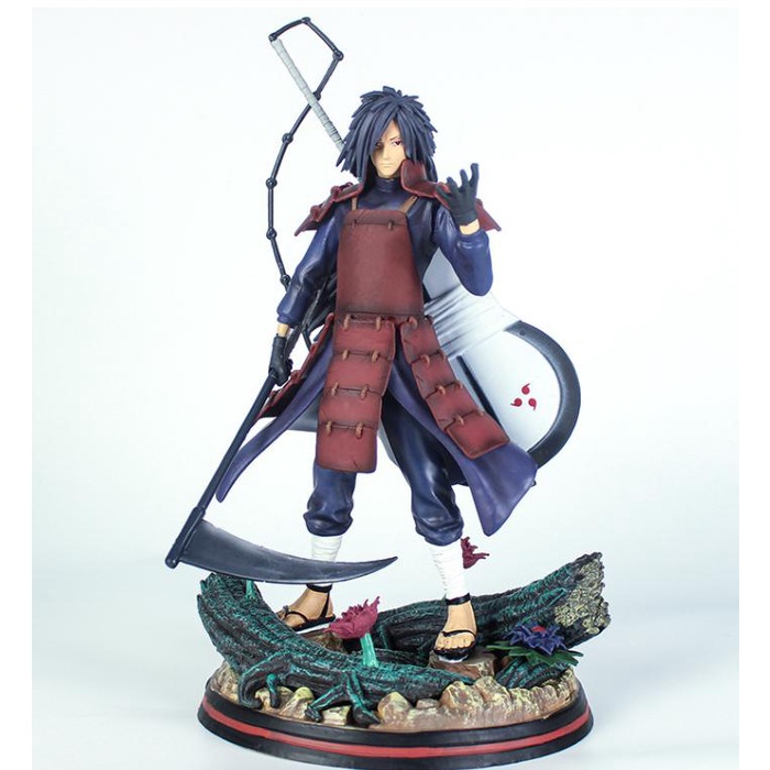Little akiba Naruto anime Uchiha Madara figure model toy gift | Shopee ...