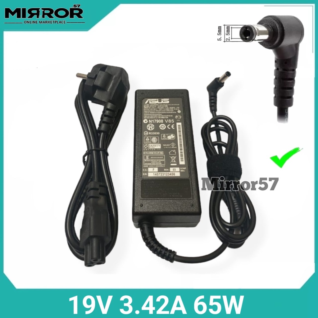 Asus X53 X53E K45VM K46C K46CA K46CM Laptop Charger Asus 19V 3.42A 65W ...