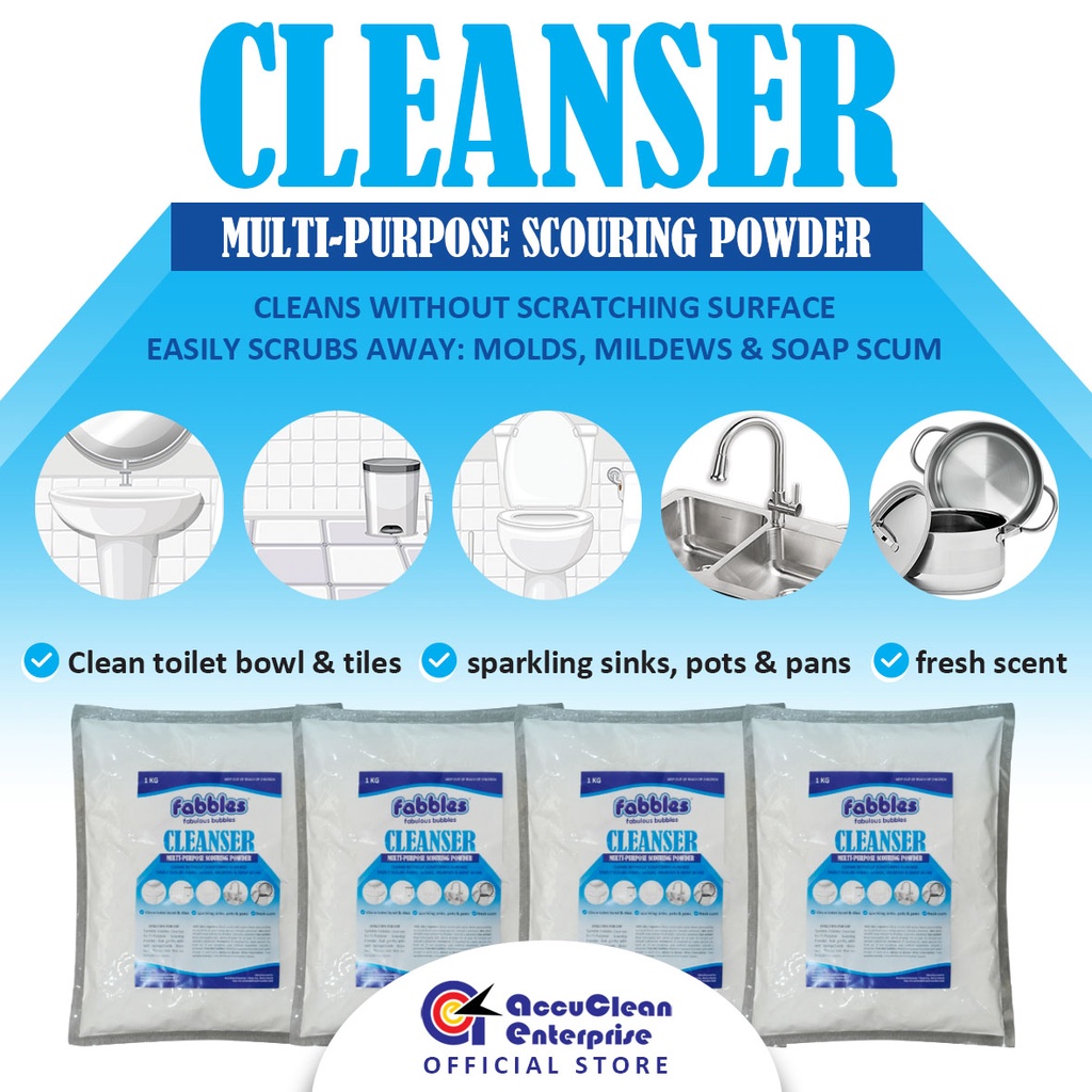 Fabbles Multi-Purpose Scouring Powder (cleanser) | Shopee Philippines