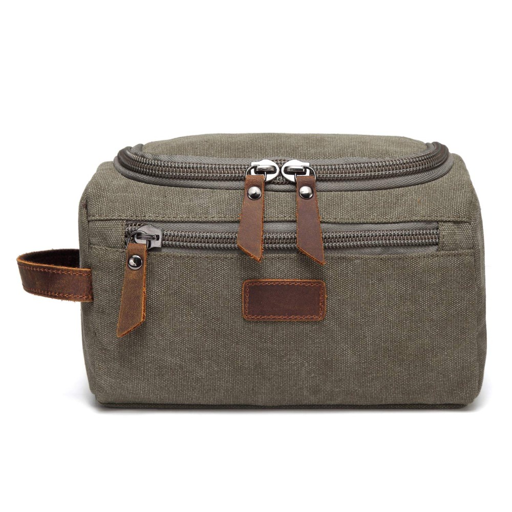 Waterproof Carrying Men Cosmetic Makeup Box Bag Travel Organizer Canvas ...