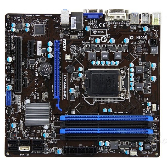 MSI/MSI B75MA-P45 fully integrated small board LGA 1155 B75 DDR3 USB3 ...