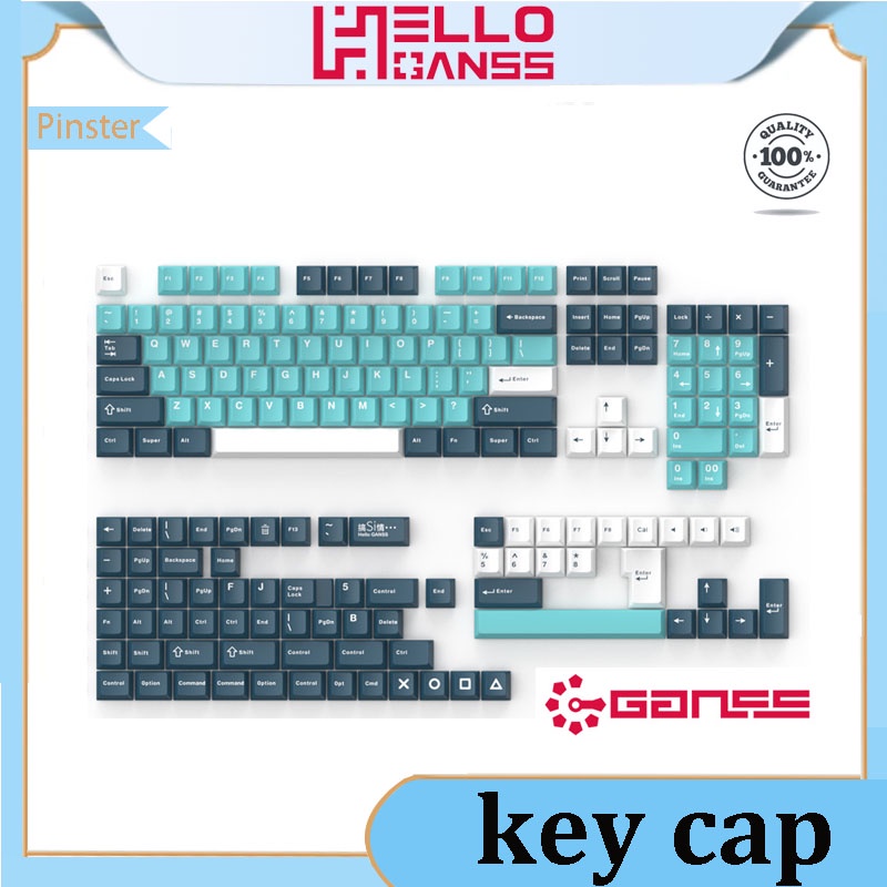 Hello Ganss PBT two-color word through mechanical keyboard keycap /PBT thermal sublimation ...