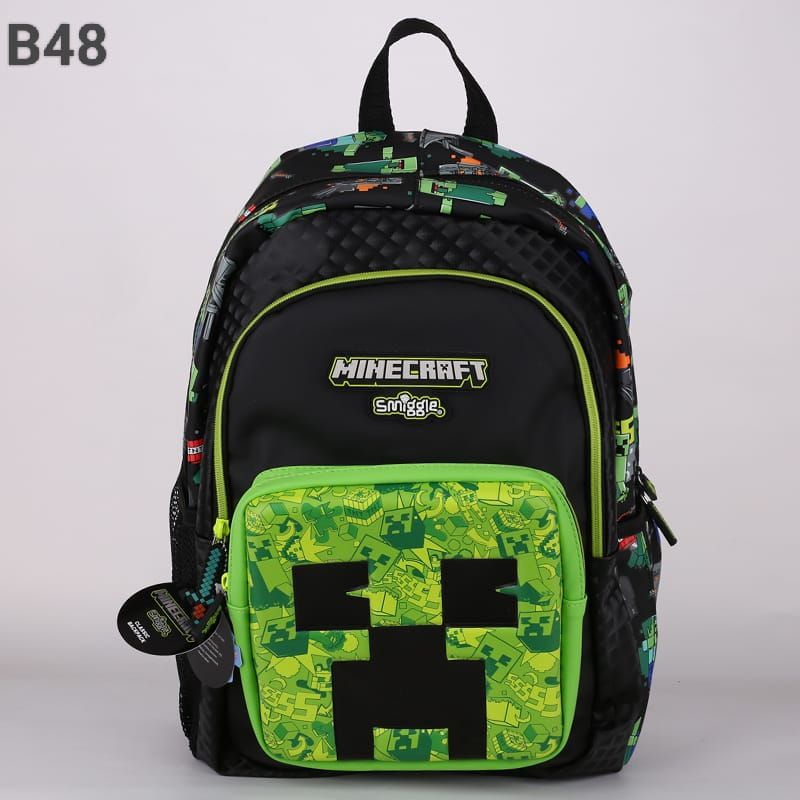 Smiggle Minecraft Bag/Smiggle Backpack/Minecraft Bag (B48) | Shopee ...