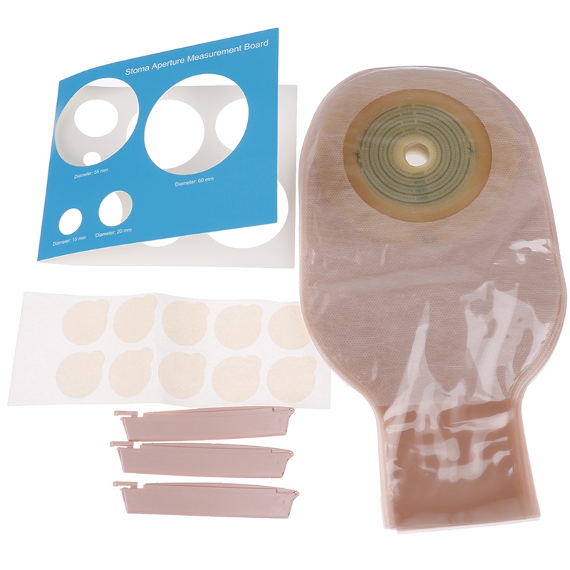 10X One-piece System Colostomy Bags Disposable Ostomy Drainable Single ...