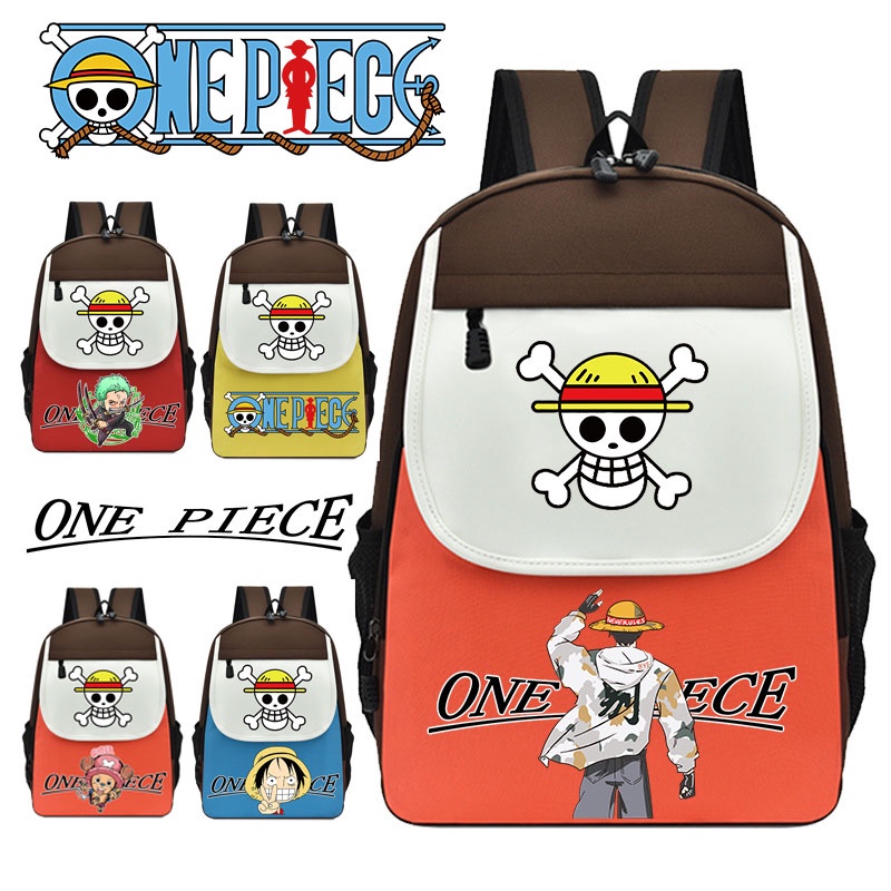 Anime Backpack for Men Student Backpack Bag One Piece Backpack School ...