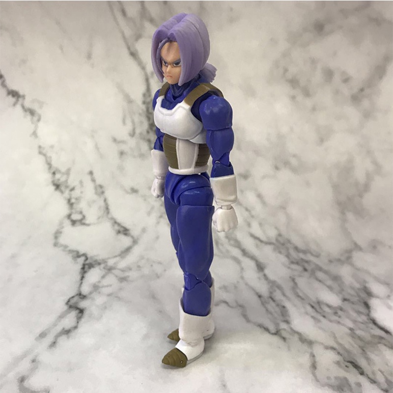 Dragon Ball SHF Trunks Movable Joints Doll Long Hair Model Toy Super ...