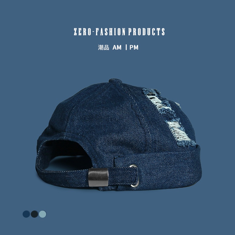 Cowboy Ripped Guapi Hat Men Women Street Wear ins Japanese Style ...