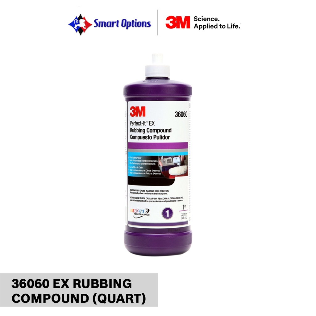 3M™ PERFECT-IT™ EX RUBBING COMPOUND 36060 1 QUART | Shopee Philippines