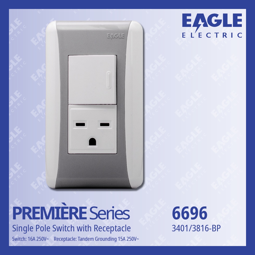 EAGLE 6696 [3401/3816-BP] PREMIÈRE Single Pole Switch with Tandem ...