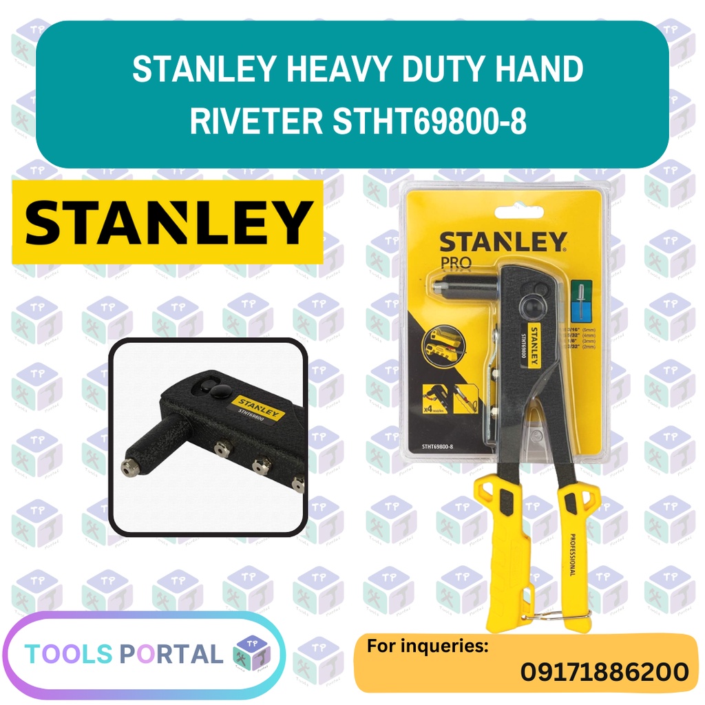 Stanley Heavy duty Hand Riveter STHT69800-8 | Shopee Philippines