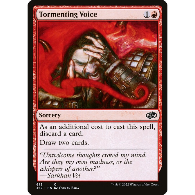 MTG Magic: The Gathering - Tormenting Voice | Shopee Philippines
