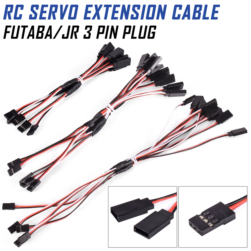 RC Servo Extension Cable Servo Wire Servo Extension Cord for Lead JR ...